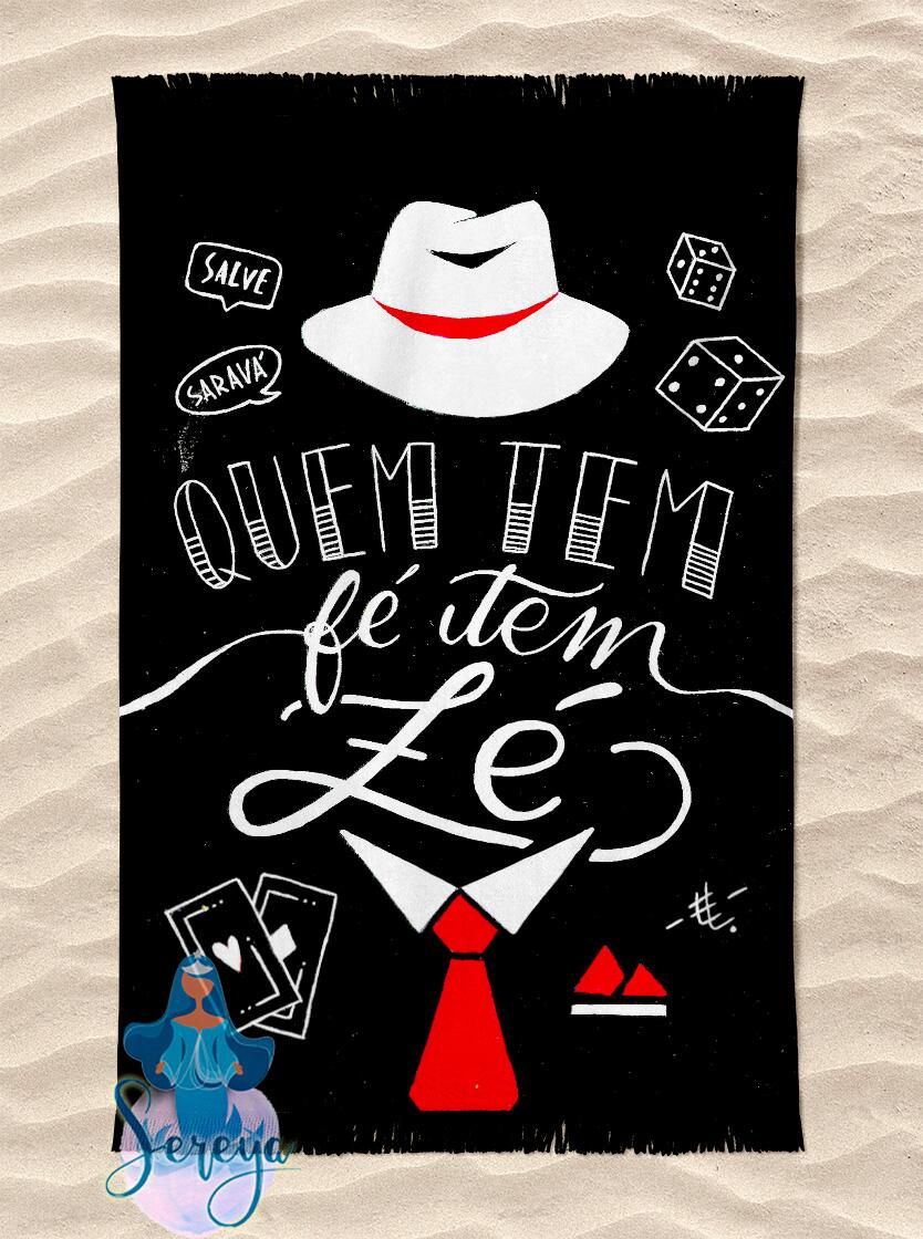 Comprar Canga de Praia Quem tem Fé tem Zé
