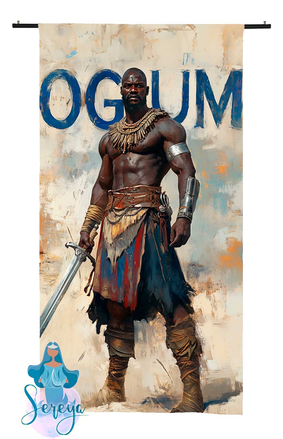 Comprar Cortina Ogum Guerreiro Africano