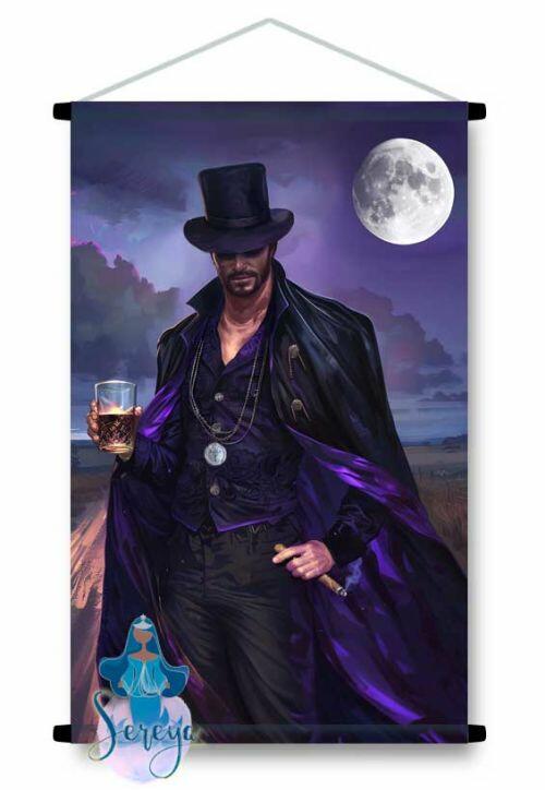 Comprar Pano Banner de Parede Exu Capa Preta