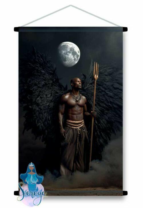 Comprar Pano Banner de Parede Exu Asa Negra