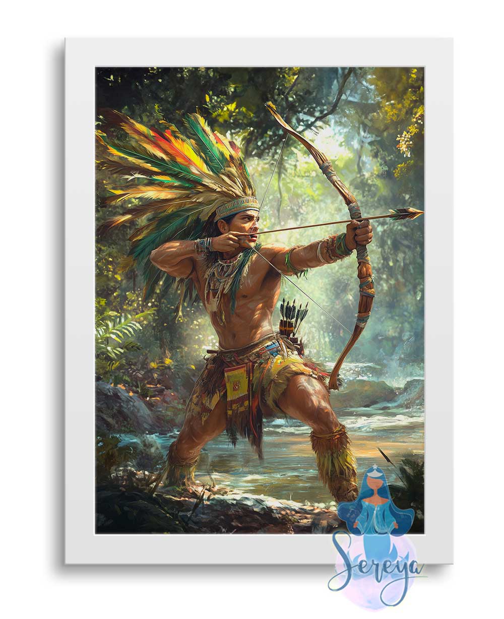 Comprar Pôster / Quadro A4 Fine Art Caboclo Tupinambá