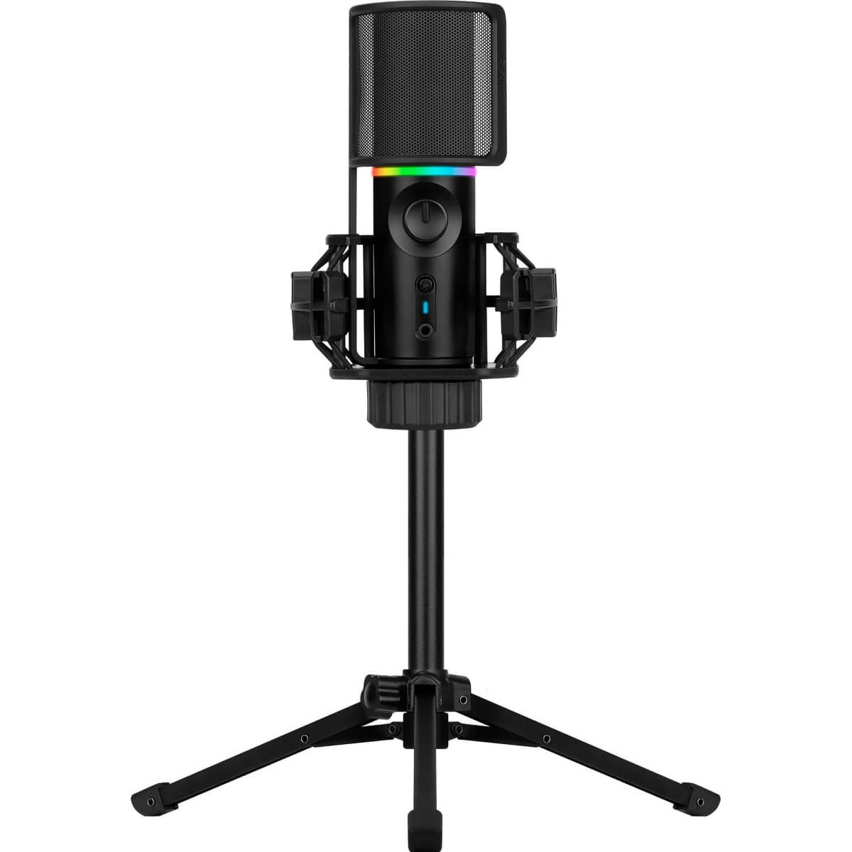 Streamplify MIC TRIPOD - Kit Microfone RGB com Tripé