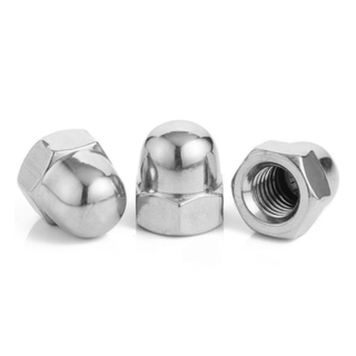 Comprar Porca Calota Inox 304 (Pacote) - de R$10,00 a R$23,00 - Local Maker | Fixadores e ...
