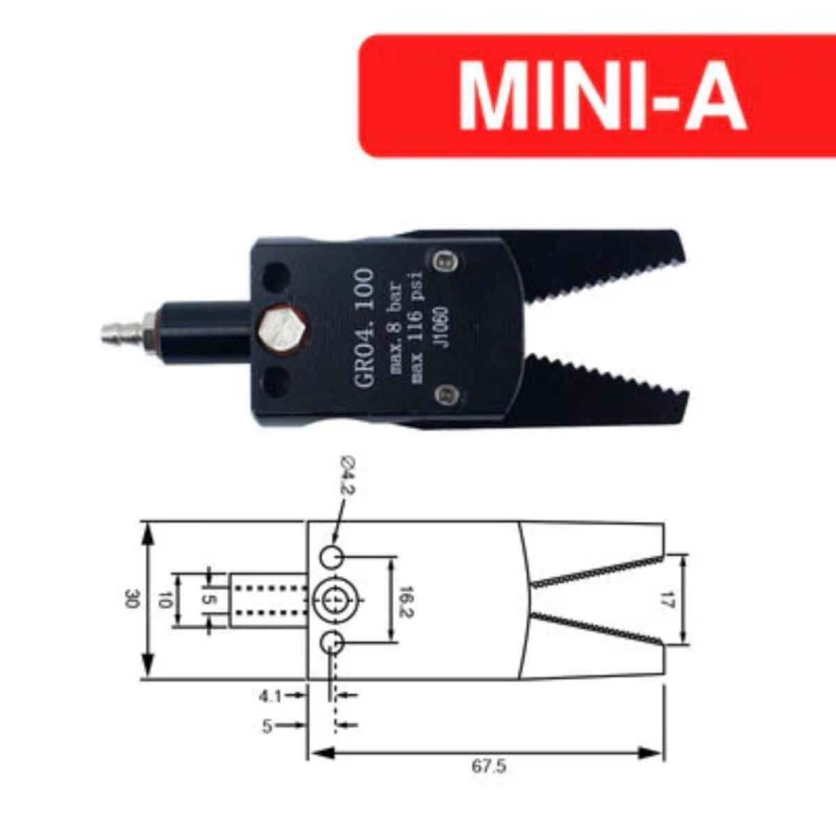 Comprar Mini Garra / Pinça Pneumática - MINI A - Local Maker ...