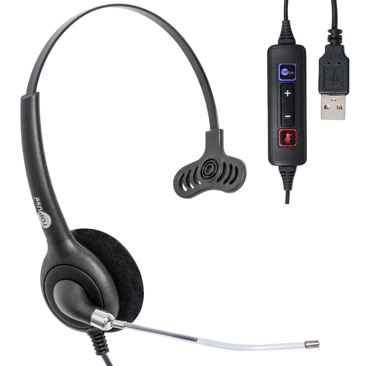 Comprar Headset FP-360 Usb Com Tudo De Voz 2,5 mm Transparente