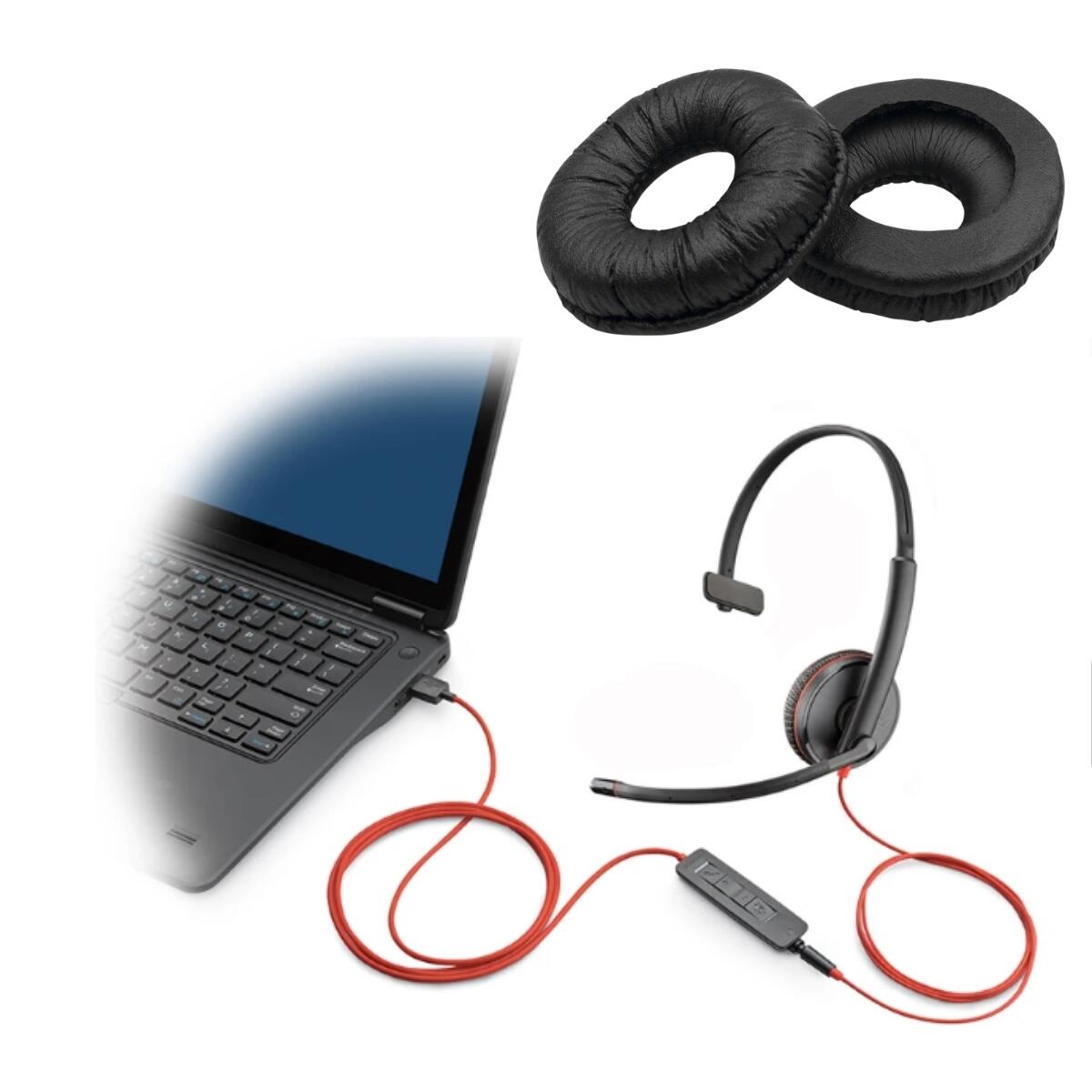 Espuma Para Headset Plantronics C310, C320, C3210 e C3220