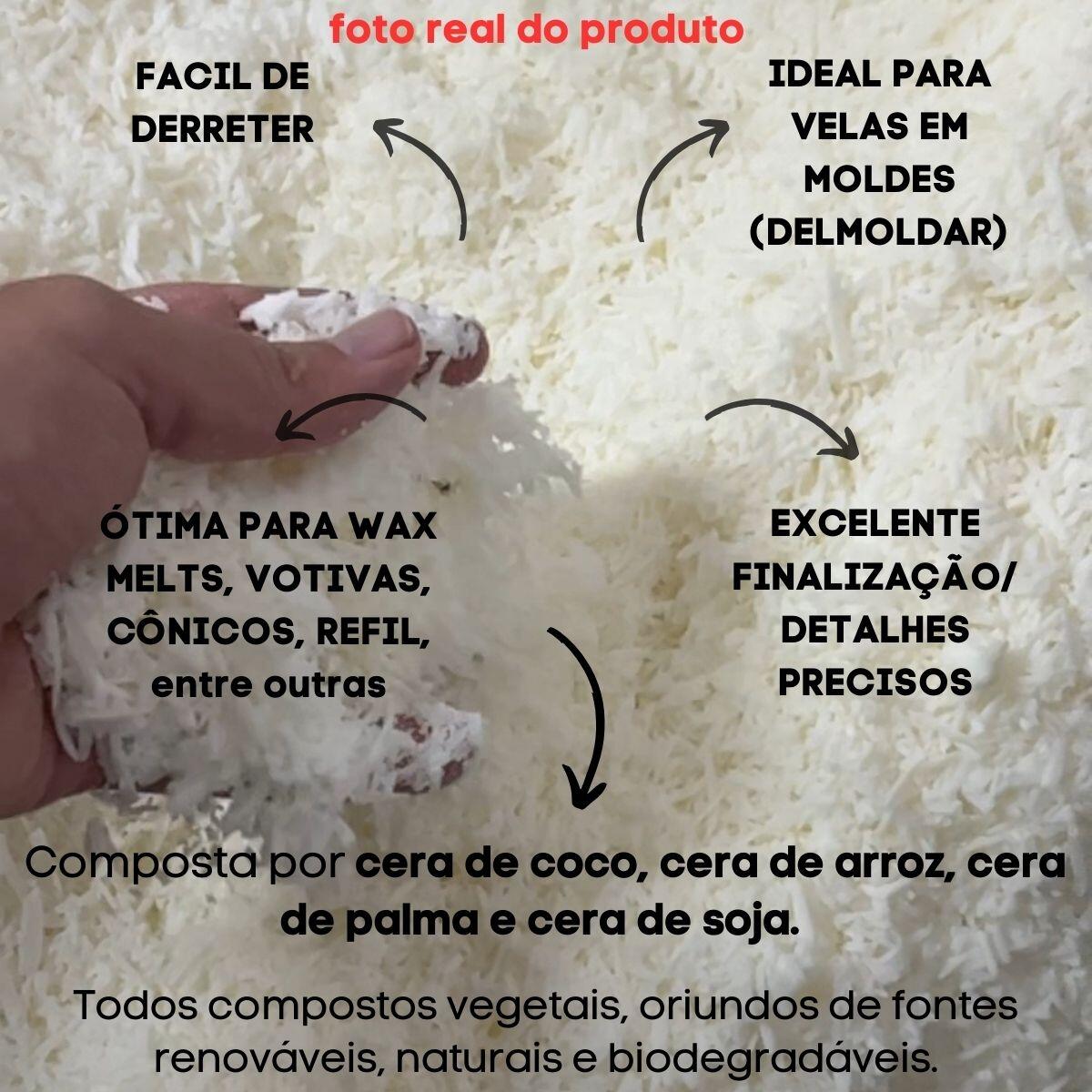 Comprar Cera de Coco Dura Mix Ponto Quimica Para velas em moldes