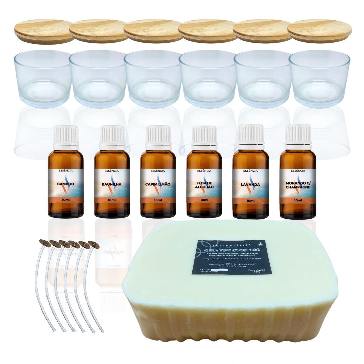 Comprar KIt Basico para Iniciantes velas artesanais - a partir de R$132,05