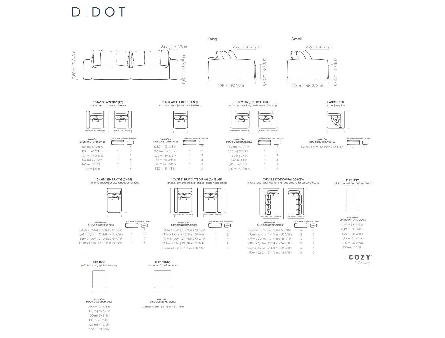 Sofá Didot - Century