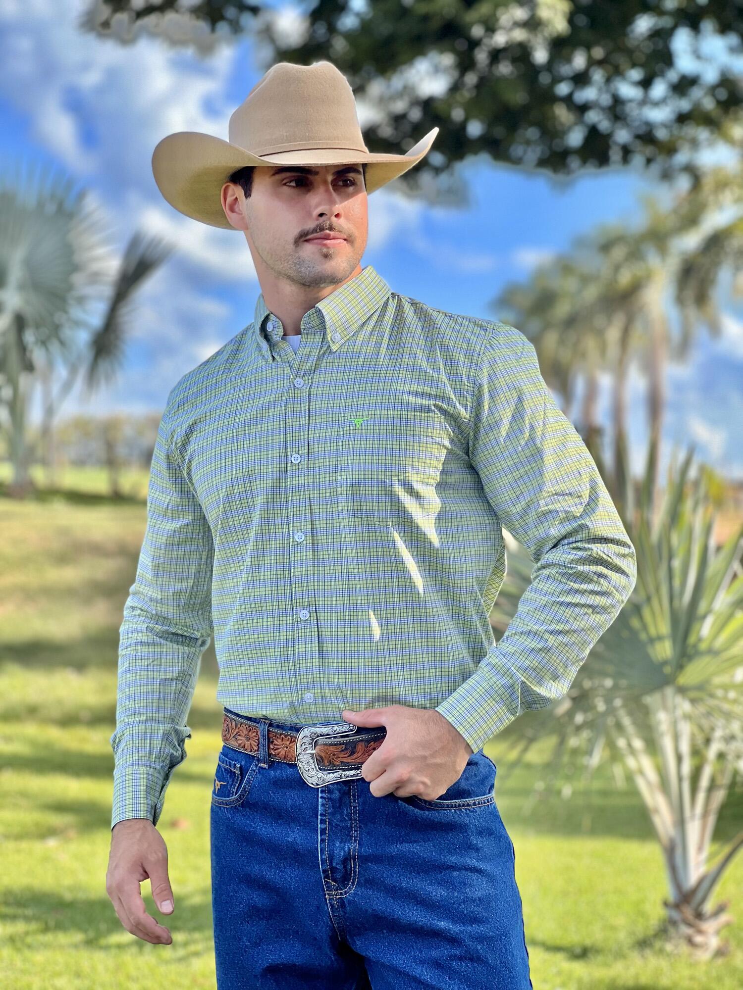 Comprar Camisa Masculina Manga Longa Classic Fit Xadrez - All Hunter ...