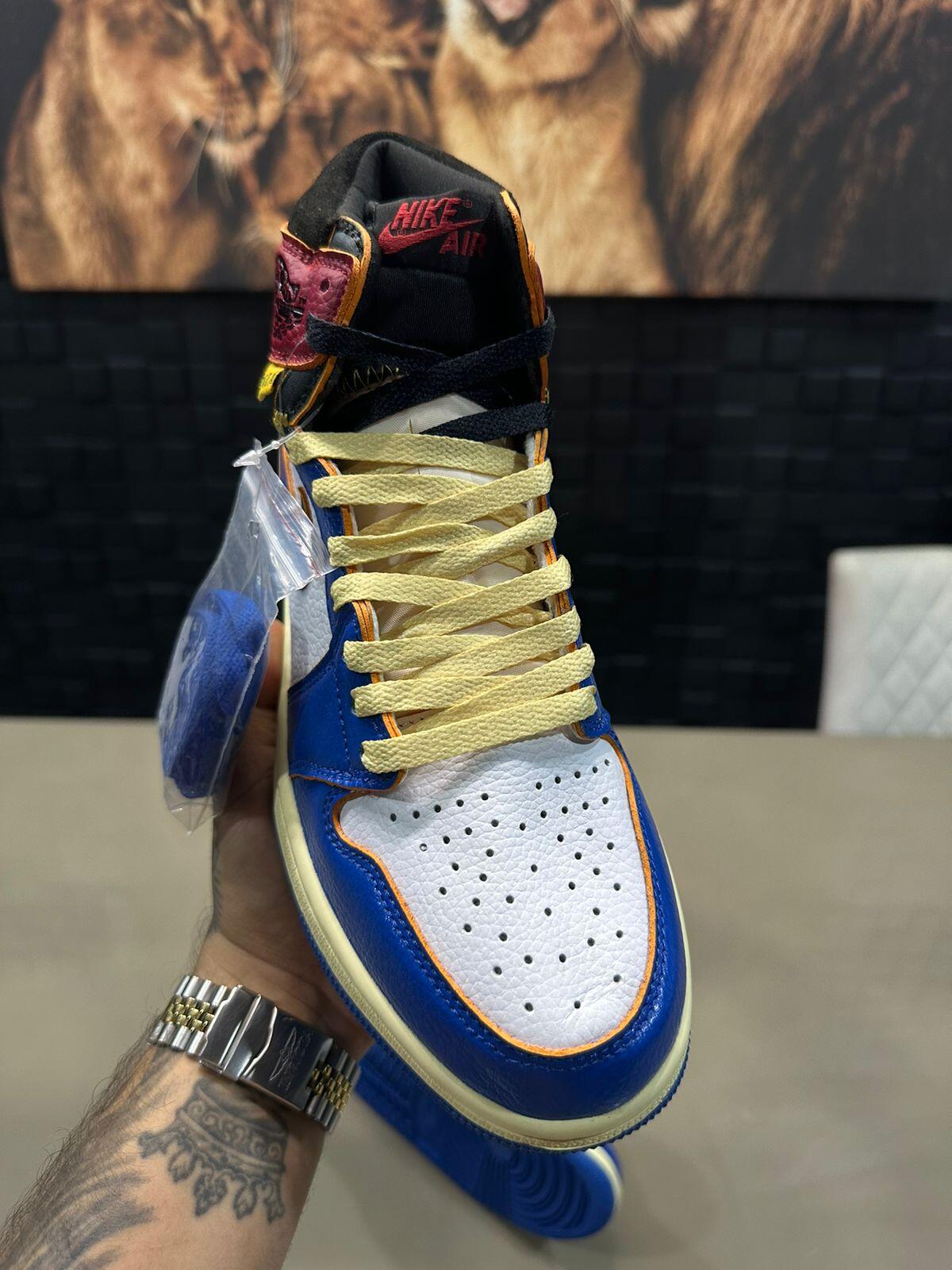 Comprar Air Jordan 1 Retro "Union LA Blue Toe" - R$750,00
