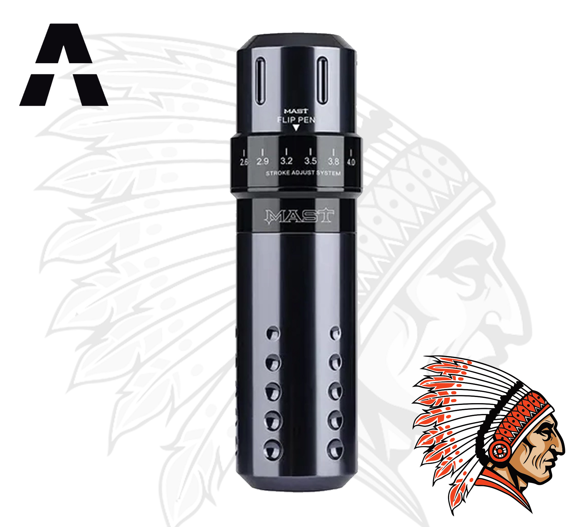 Comprar Maquina Pen Mast Flip com Ajuste de Stroke Curso - Skintop