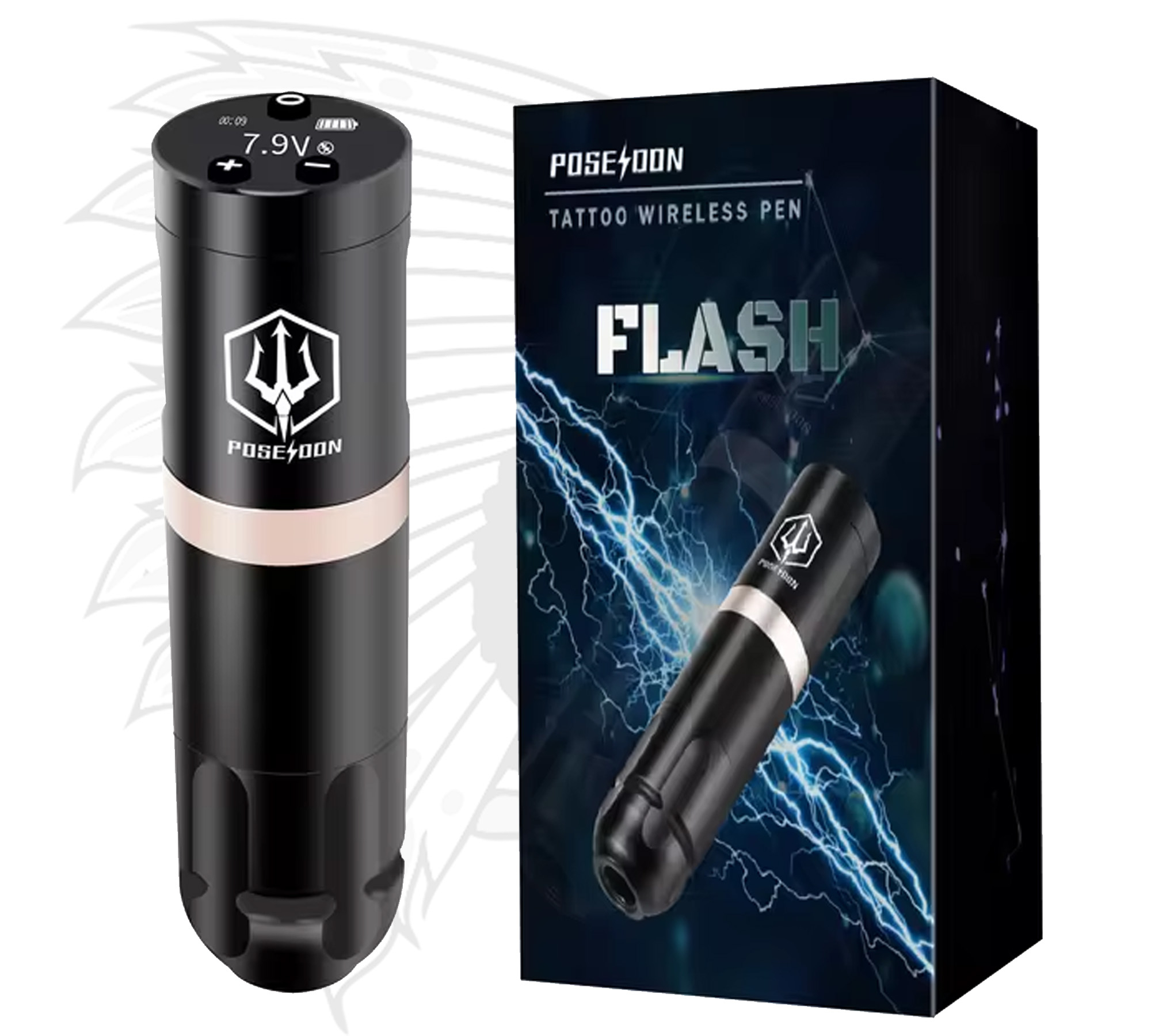 Comprar Maquina Pen Poseidon Flash Dope Bateria Integrada Wireless ...