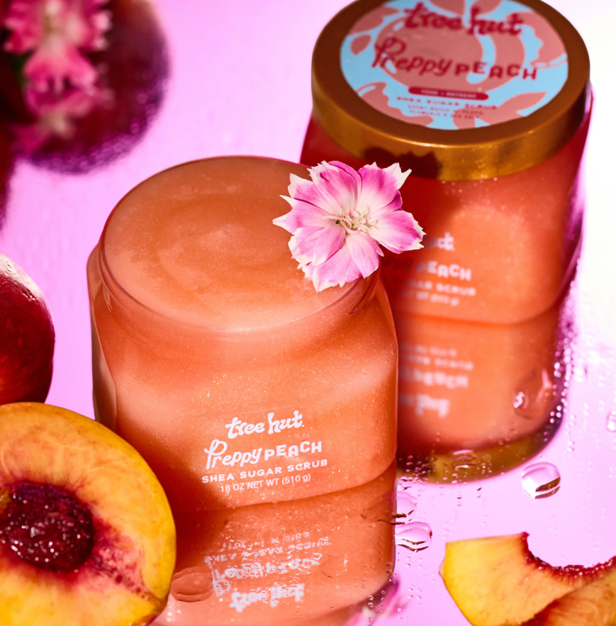 Comprar TREE HUT - PREPPY PEACH SHEA SUGAR SCRUB - R$189,00 - Hype ...