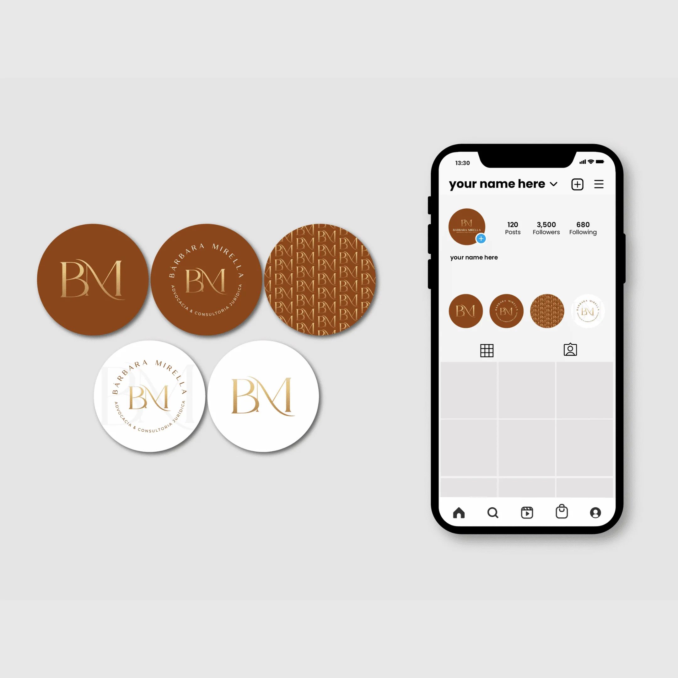 Comprar Capas para Destaques - de R$46,55 a R$76,00 - Studio Mio Design