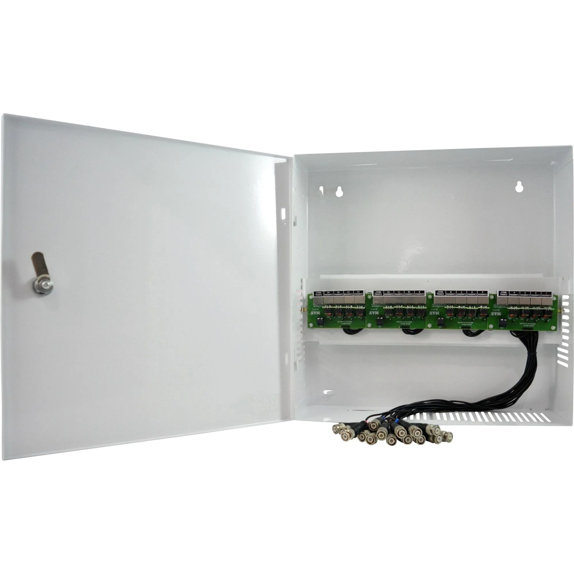 Rack Organizador para CFTV Multi RJ45 Branco - Max Eletron - a partir ...