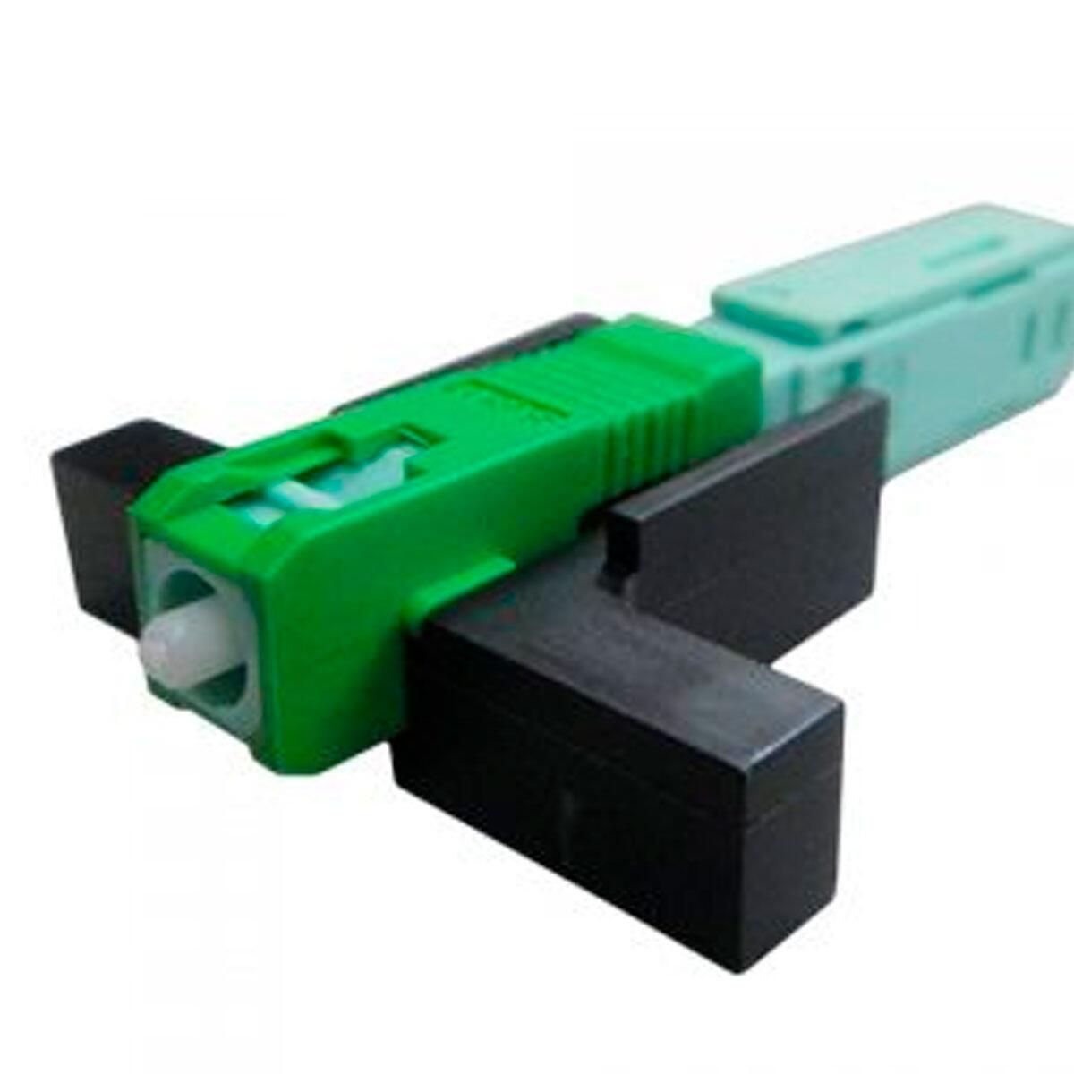 CONECTOR FAST SC/APC COM CLIP E TRAVA INTERNA 3D