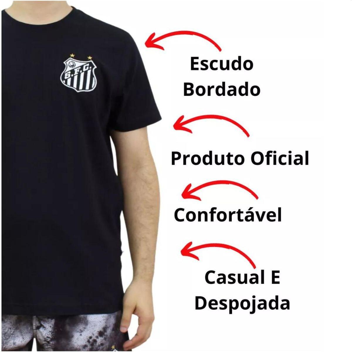 Camisa do Santos Classic Masculina Plus Size