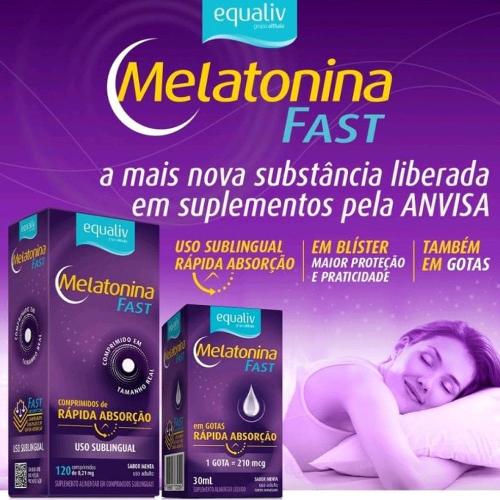 Comprar MELATONINA FAST 120 COMPRIMIDOS EQUALIV - a partir de R$104,40 ...
