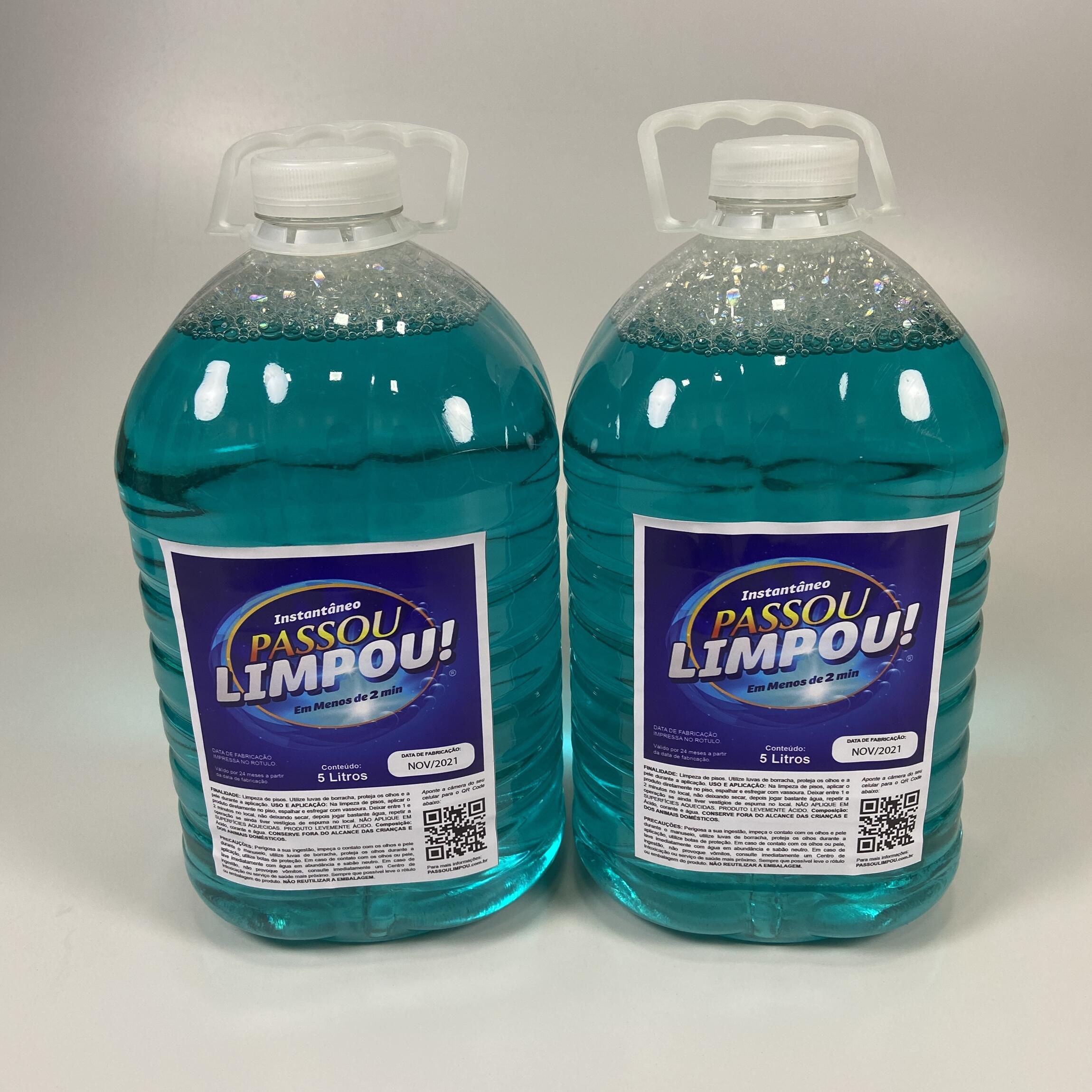 Comprar Kit 2 Unid Limpa Piso Instantâneo Passou Limpou! Galão 5l