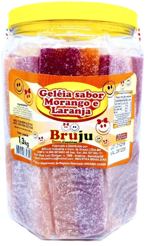Comprar DOCE BRUJU GELEIA DE FRUTAS 20X55G - BH Balas