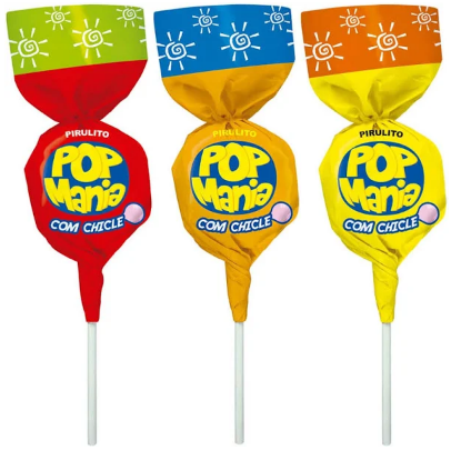 Comprar PIRULITO RICLAN POP MANIA FRUTAS TROPICAIS 500G - BH Balas