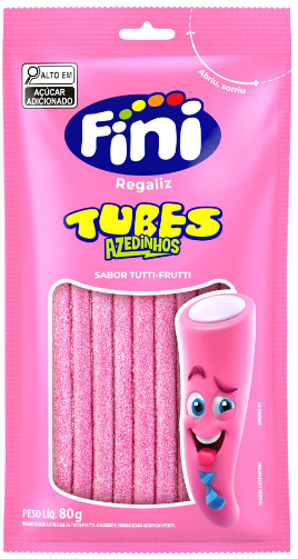Comprar BALA FINI TUBES TUTTI FRUTTI CITRICO 80G - BH Balas