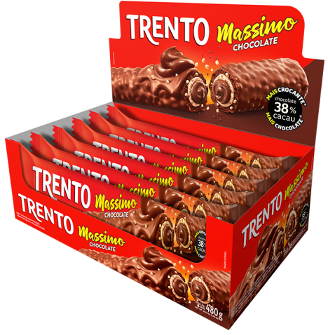 Comprar CHOCOLATE PECCIN TRENTO MASSIMO CHOCOLATE 15X25G - BH Balas