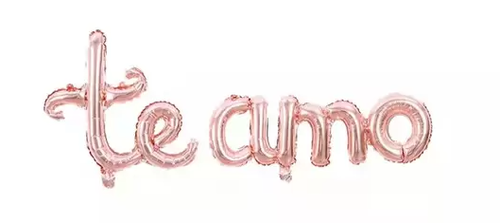 Comprar BALAO METALIZADO TE AMO ROSE - BH Balas