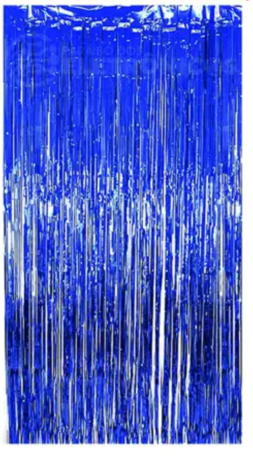 Comprar CORTINA METALIZADA AZUL 1X2M - BH Balas