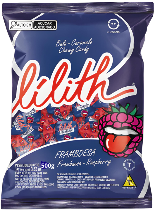 Comprar BALA CORY LILITH FRAMBOESA 500G - BH Balas