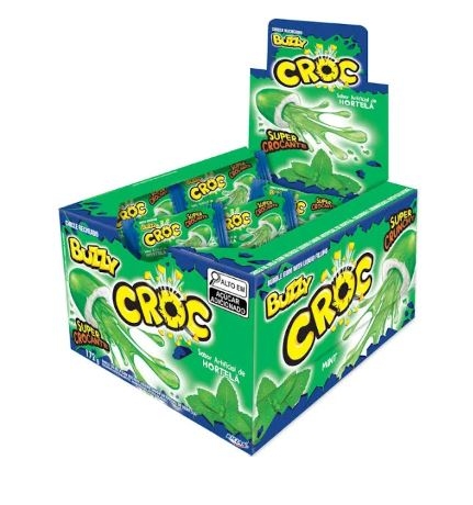 Comprar CHICLETE RICLAN BUZZY CROC HORTELA 172G - BH Balas