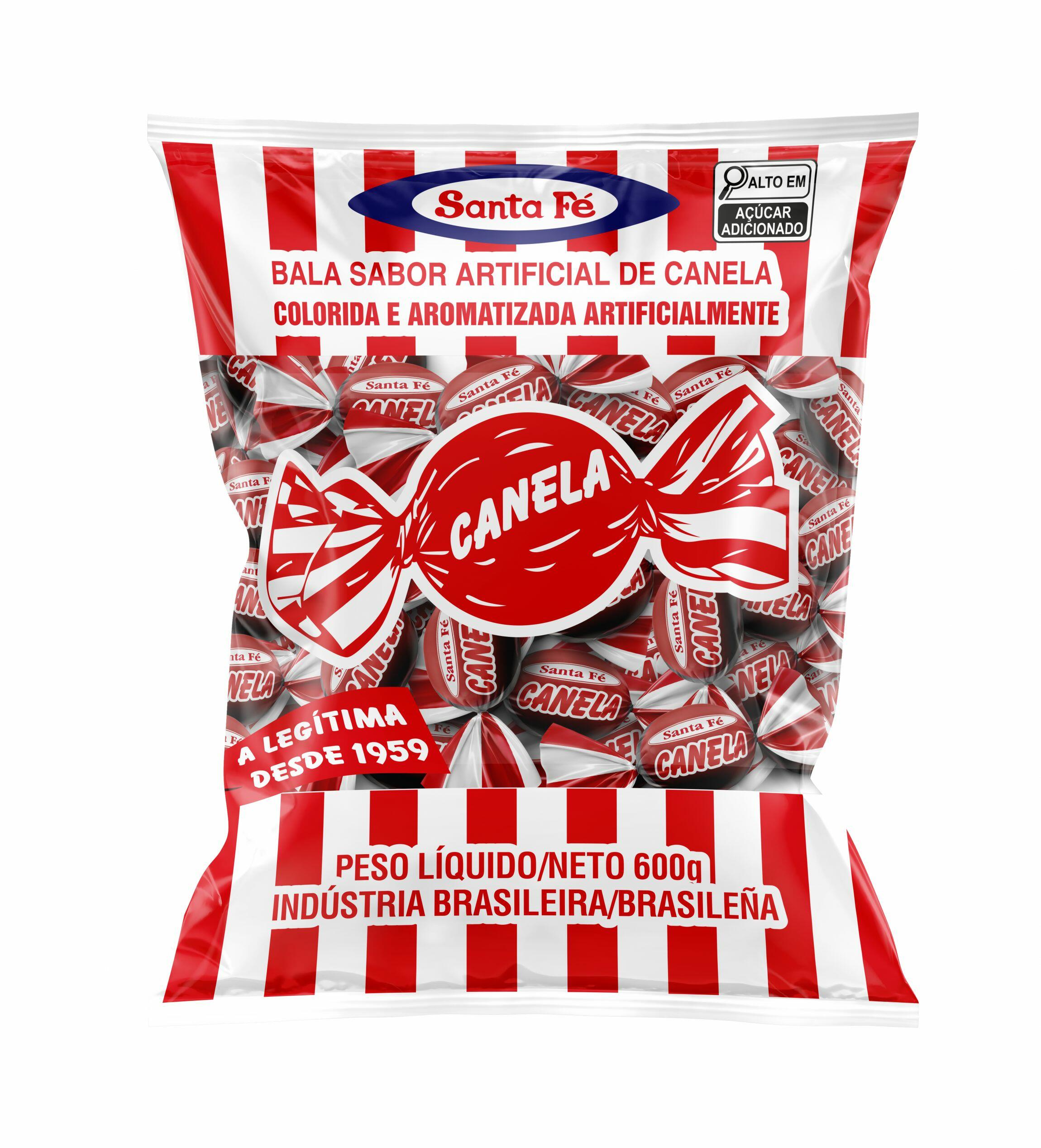 Comprar BALA SANTA FE CANELA 600G