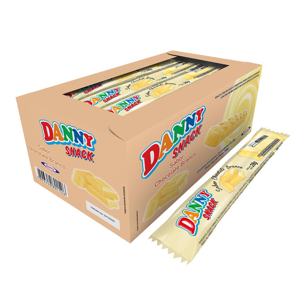 Comprar DANNY SNACK SANTA FE CHOCOLATE BRANCO 28X28G