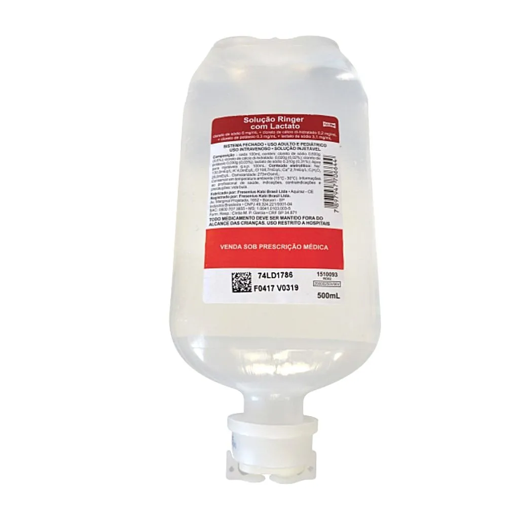Comprar Solução Ringer com Lactato 500ml