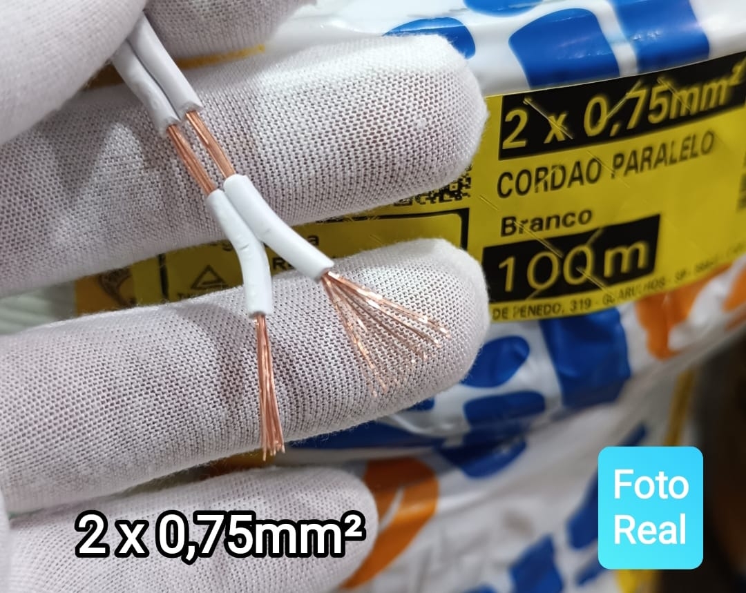 Comprar Cabo Paralelo 2 x 0,75mm. - a partir de R$2,02 - JS LEDS