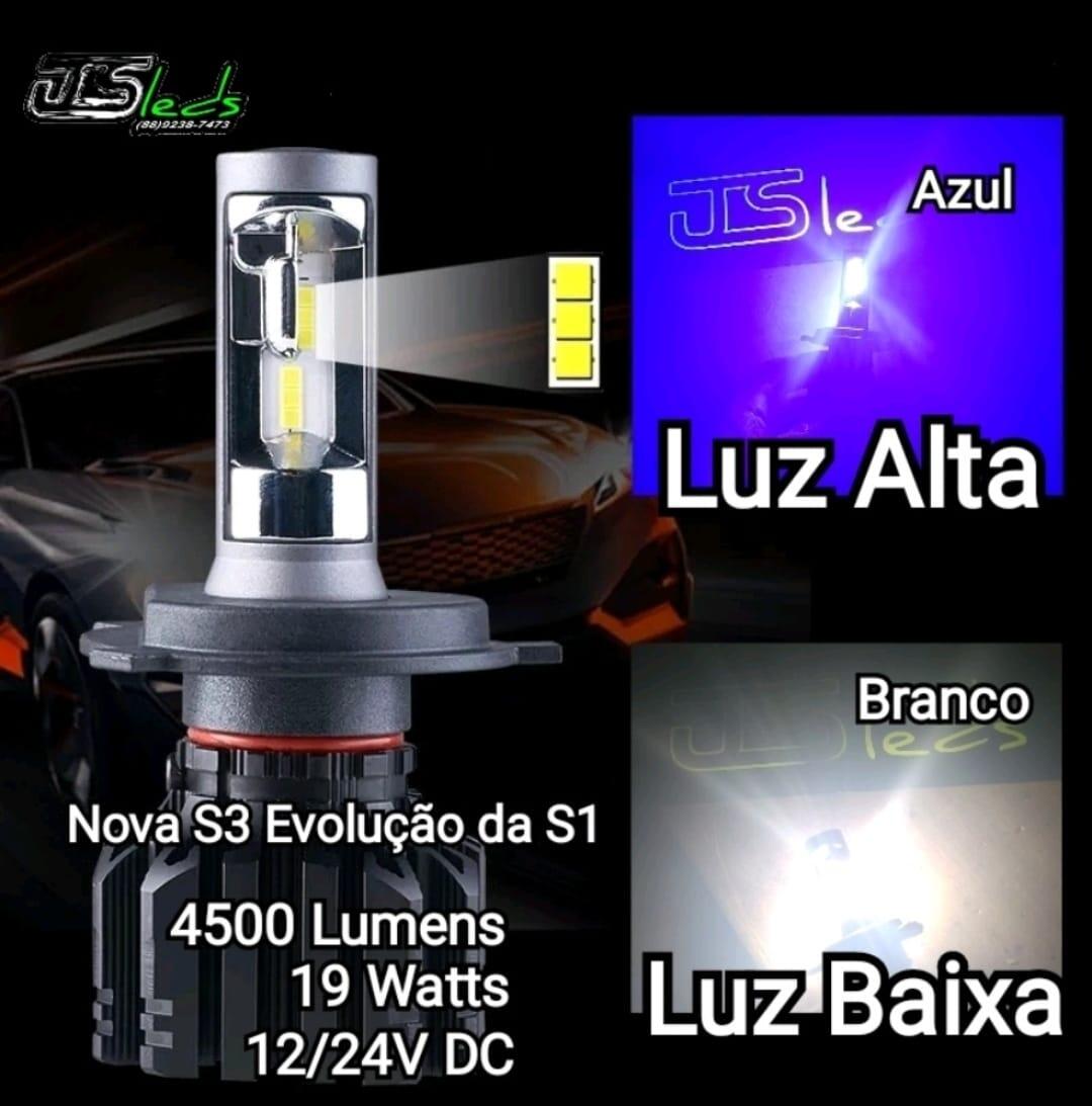 Comprar Ultra Led S3 H4 Alta Azul / Baixa Branca. - JS LEDS