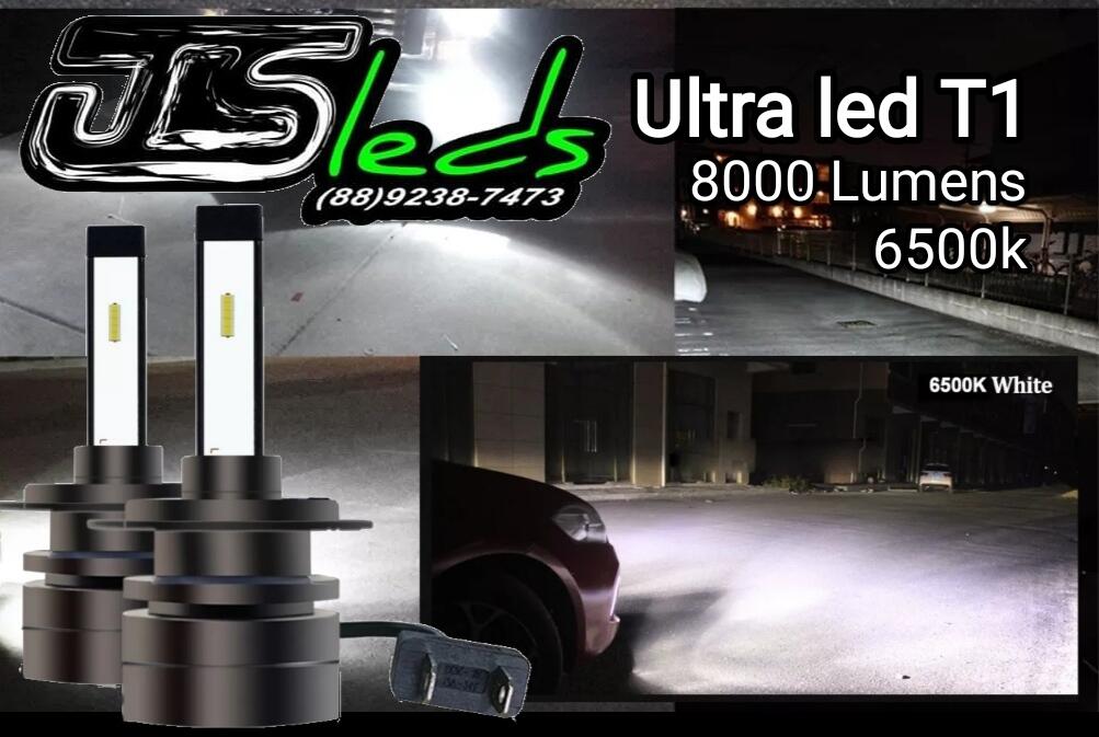 Comprar Par Ultra led T1 8000 lúmens. - de R$131,38 a R$133,40 - JS LEDS
