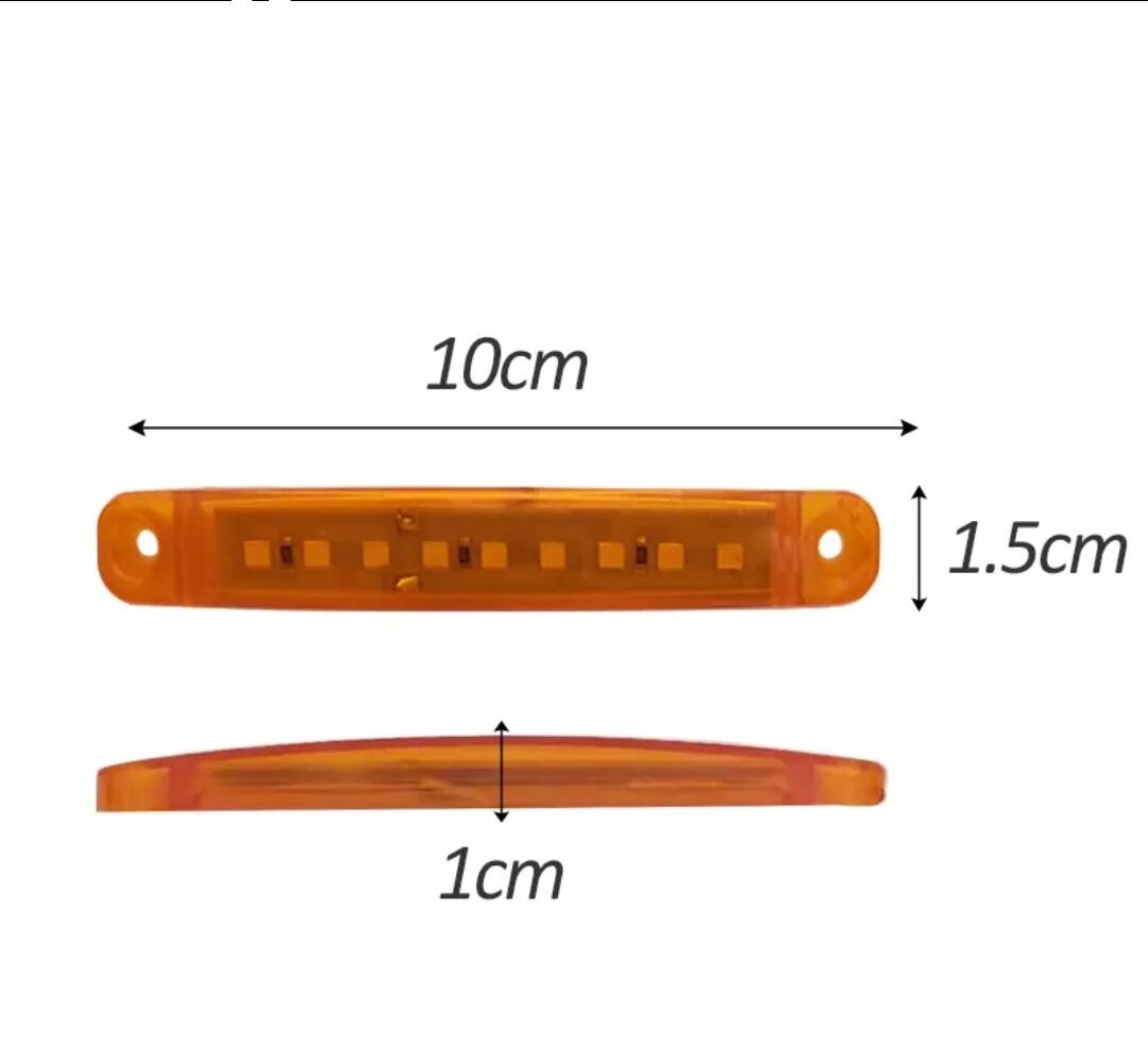 Comprar Lanterna / Barra led horizontal 12-24v 9smd de sinalização.