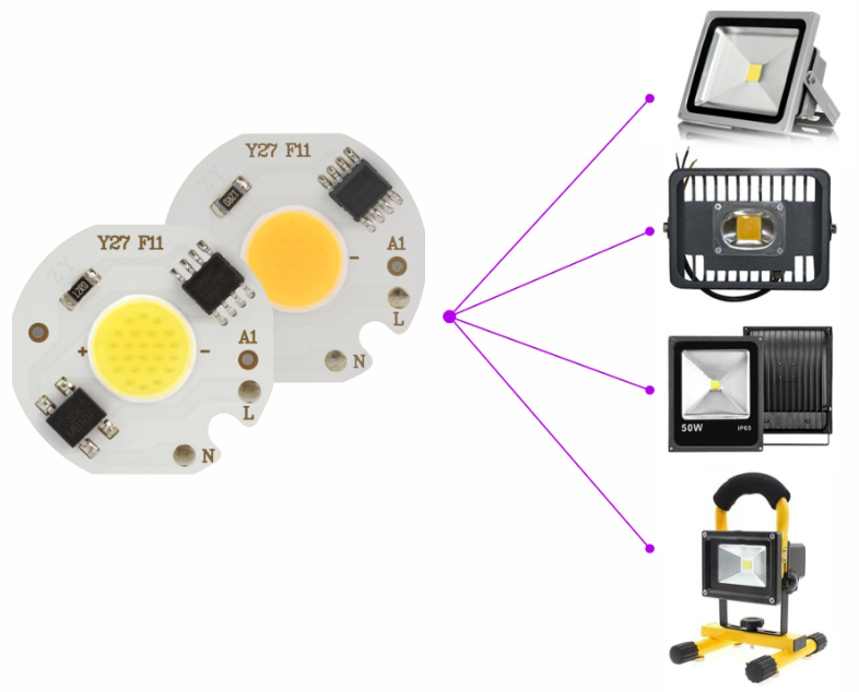 Comprar Chip led 3w 220v Branco neutro. - a partir de R$4,75