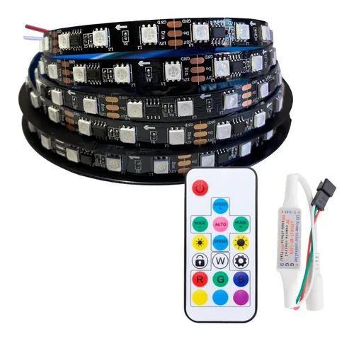 Comprar Fita digital 5m FW2811 300 leds Preta + Central de Controle. S¹ - a partir de R$80,50 ...