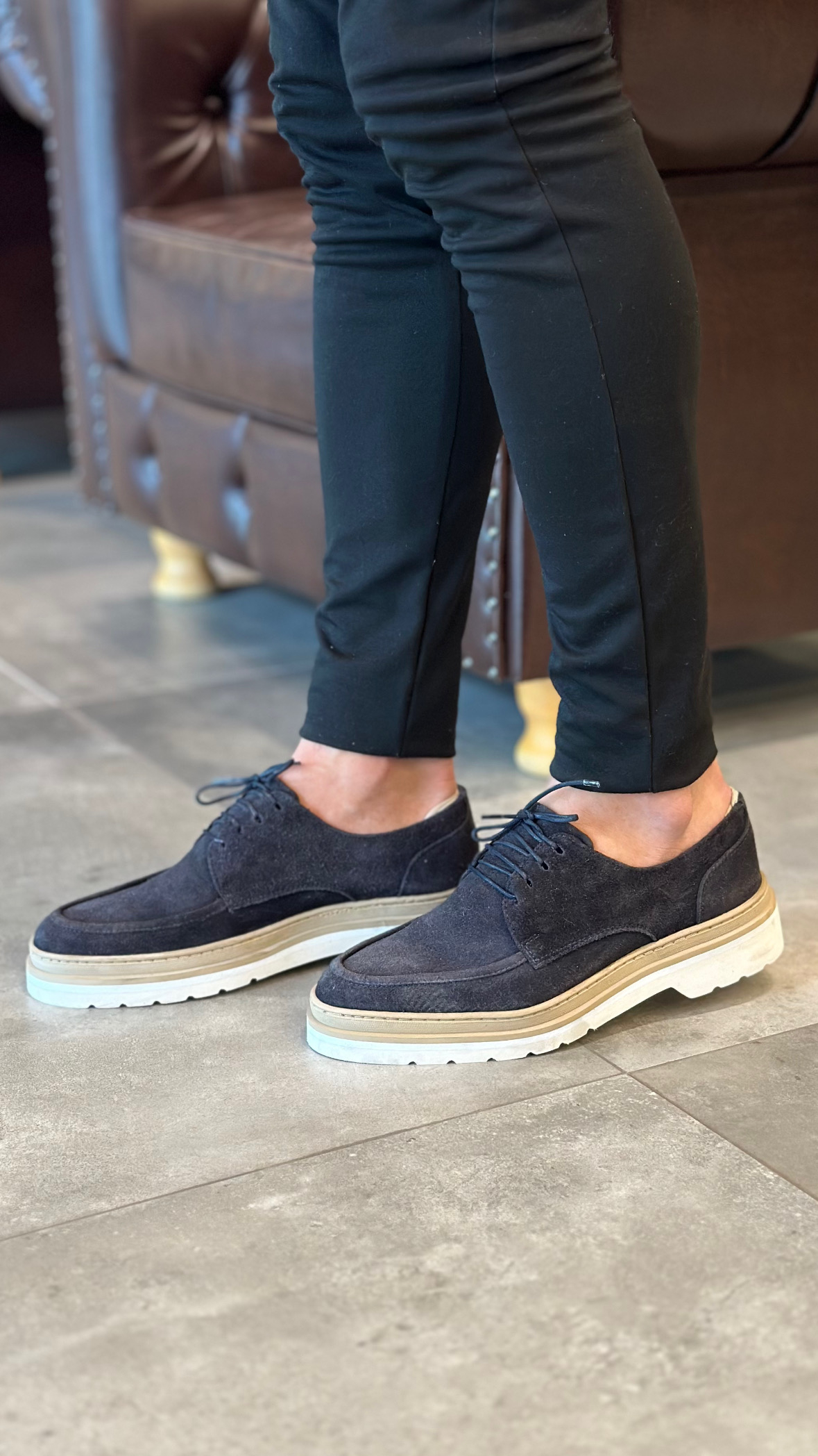 Comprar Derby VL Veneza Marinho - VL CLOTHING | Moda Masculina com Estilo