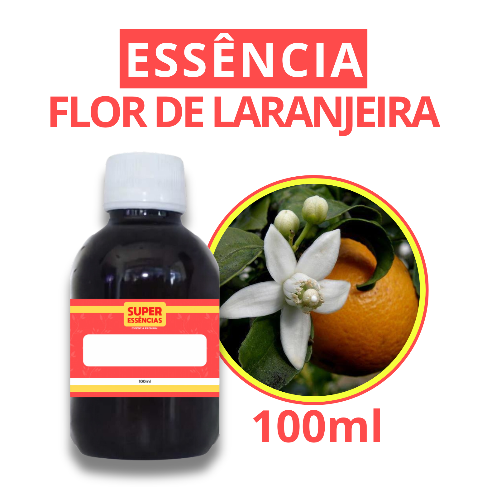 Comprar Essência Flor de Laranjeira (100ml) - R$39,90 - Super Essências