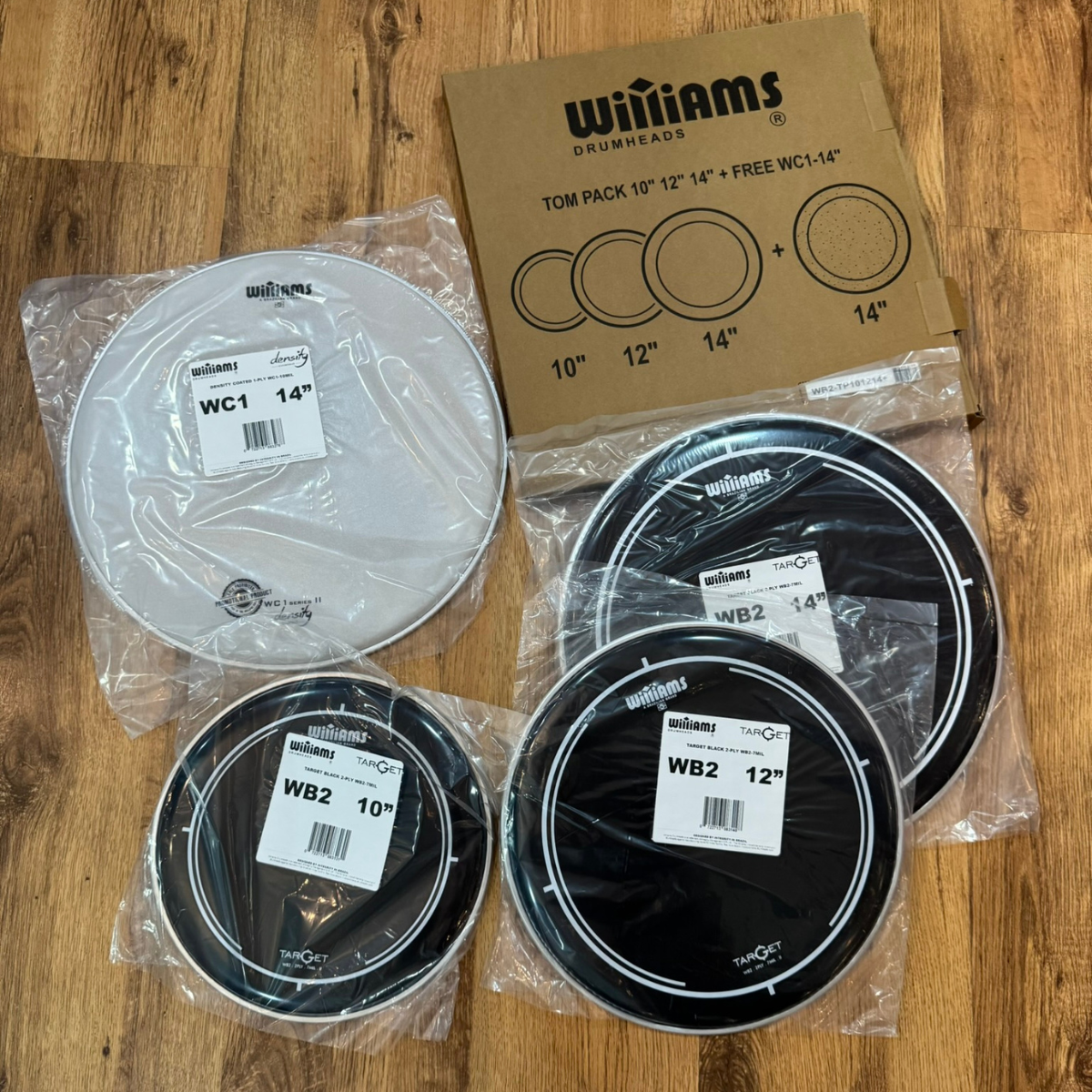 Comprar Kit De Peles Williams Pack Target WB2 - 10+12+14+ Pele De Caixa ...