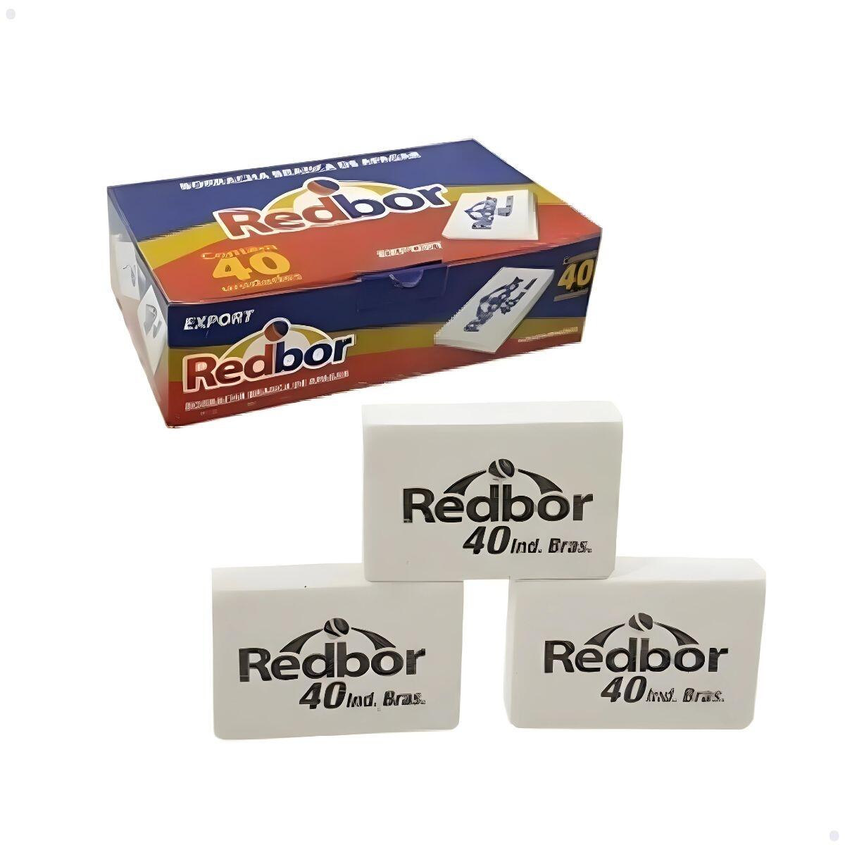 Comprar Borracha Branca Escolar Nº 40 CX C/40 - Red Bor - a partir de R ...