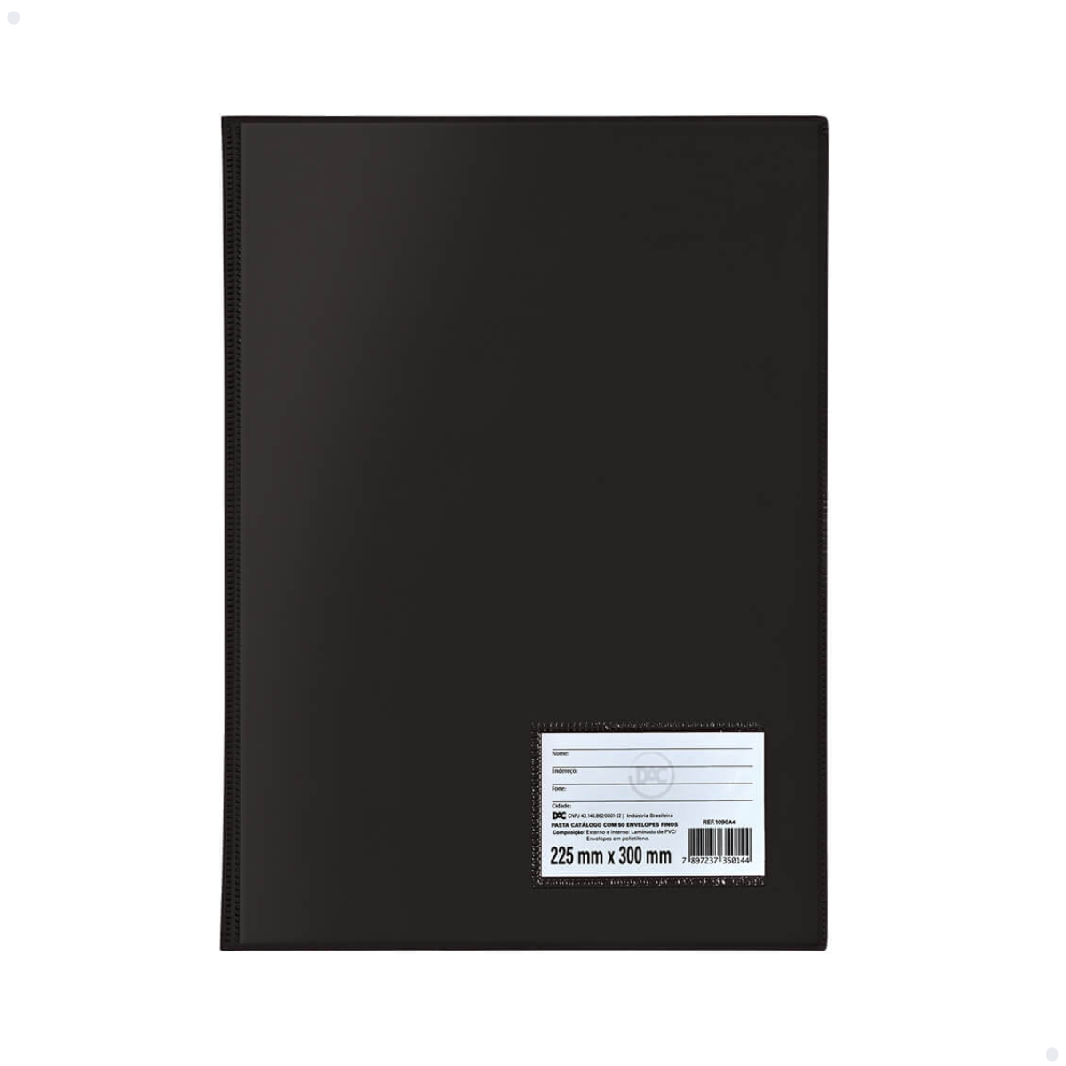 Comprar Pasta Dac Catálogo Ofício A4 com 100 Envelopes Finos Preta Com ...
