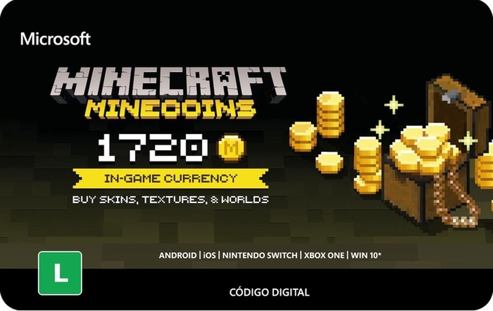 Comprar Gift Card Digital MINECRAFT Minecoins: 1720 Coins - Cartão ...