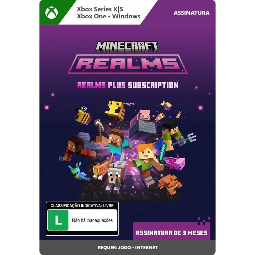 Comprar Gift Card Digital MINECRAFT Realms Plus (Xbox One/Series ...
