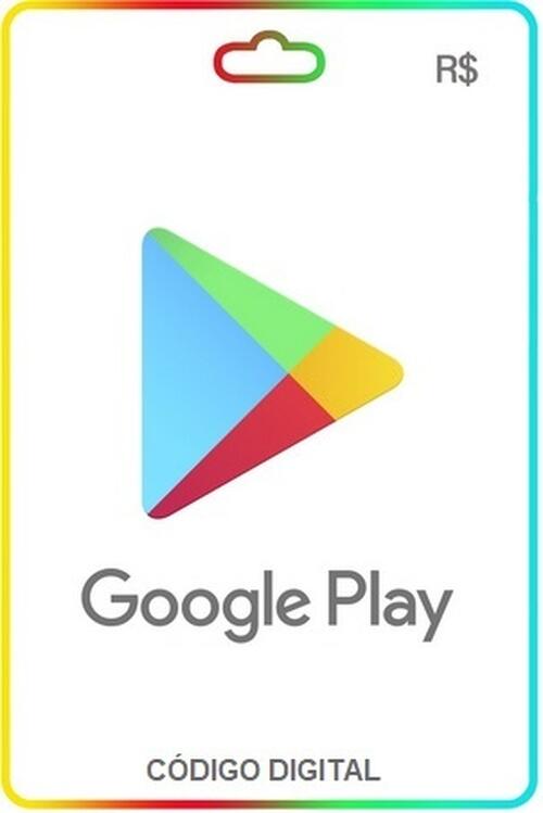 Comprar Gift Card Digital GOOGLE PLAY STORE - Cartão Presente Recarga - de R$15,00 a R$300,00 ...