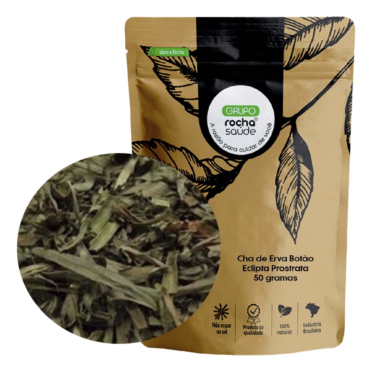 Chá de Erva Botão - Grupo Rocha Saúde - de R$20,47 a R$75,46